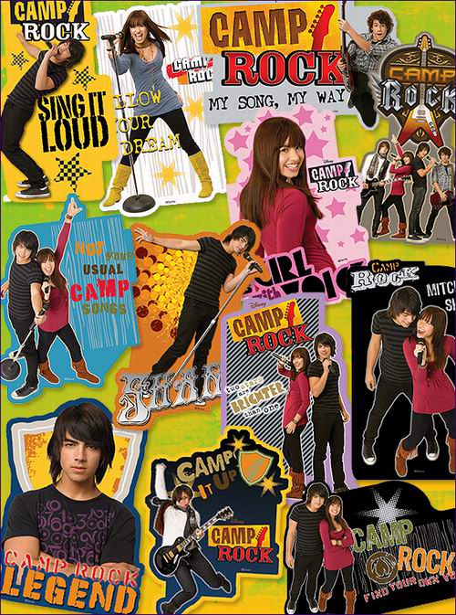 Buy Wholesale Assorted Fun Camp Rock Stickers Cheap | H&J Liquidators ...