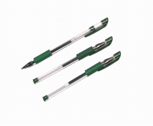 Buy Green Gel Pens with Clear Barrel Cheap | H&J Liquidators and ...