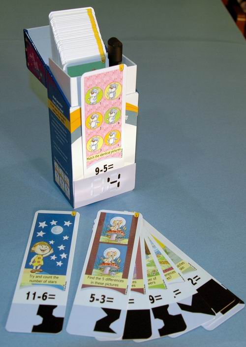 Buy Math Magic Educational SUBTRACTION Flash Cards Set with Dry Erase ...