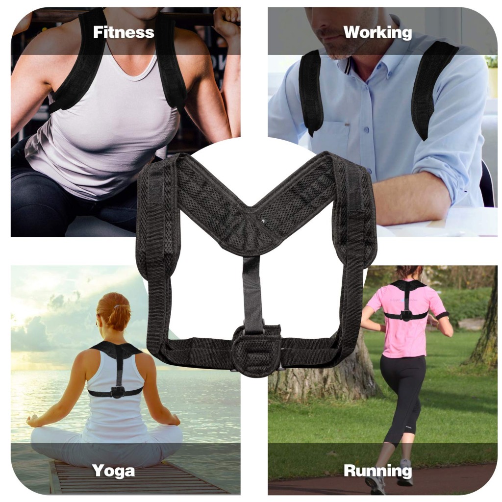 Unisex Back Brace Posture Corrector – Assorted Sizes – H&J Liquidators ...