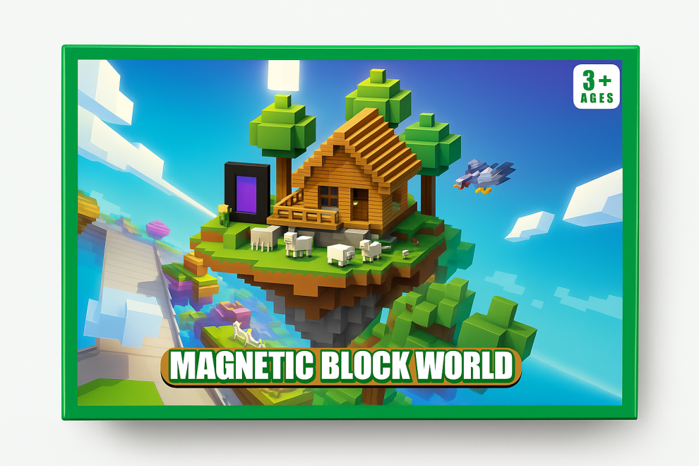 Magnetic Building Blocks (96 Piece) STEM Fidget Building Cube Sensory ...