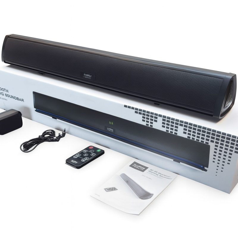 Audible Fidelity Sound Bar with Remote Control and LED Lighting ...