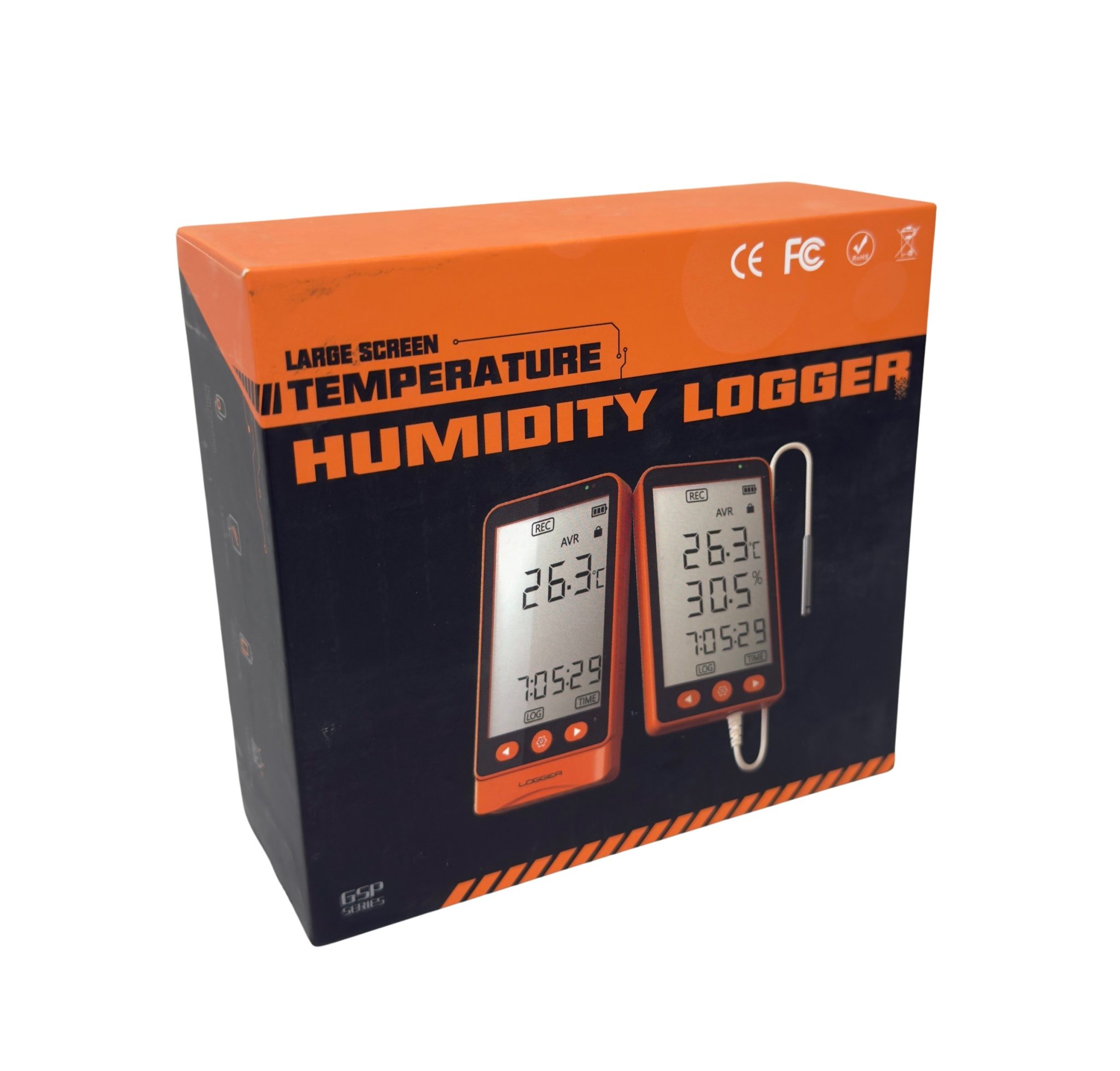 CHNADKS GSP-80S Temperature & Humidity Monitor – Base Probe – LCD ...