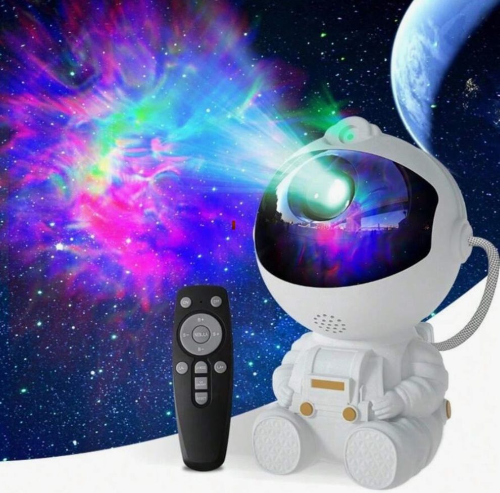 Astronaut Sky Projector – Nebula Ceiling LED Night Light With Remote ...