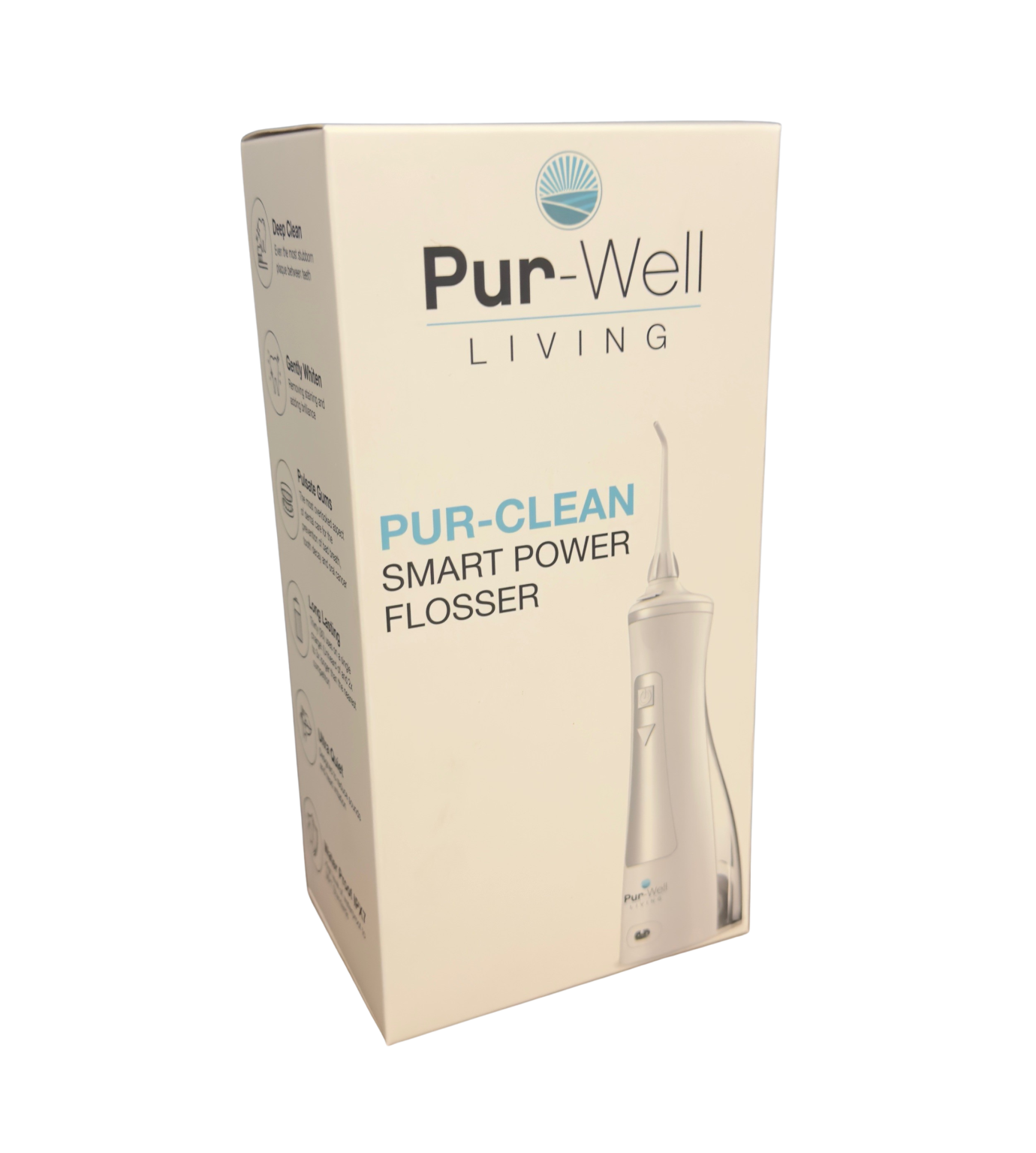 Pur-well Pur-Clean Smart Power Water Flosser – USB Rechargeable Long ...