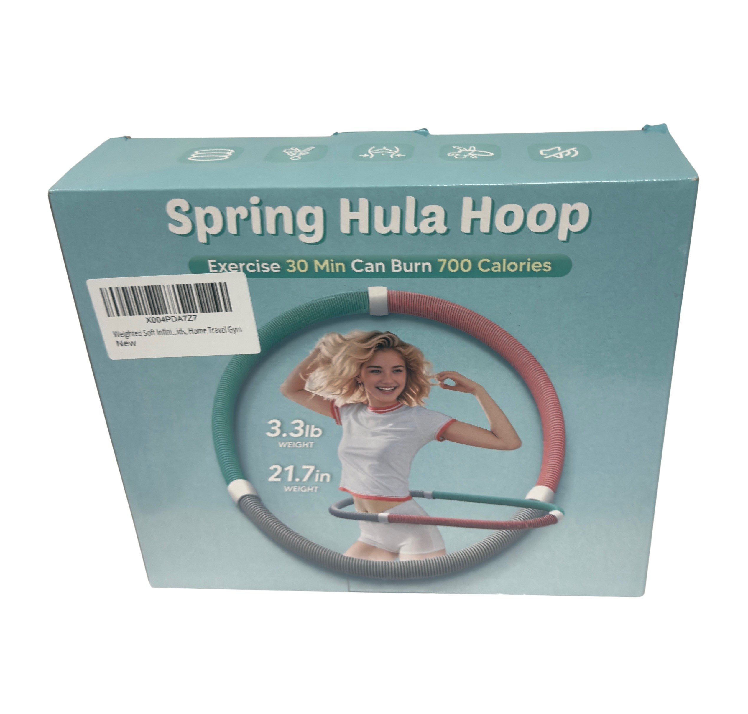 Infinity Hoop – Weighted Hula Hoop – Foldable – Spring Design ...