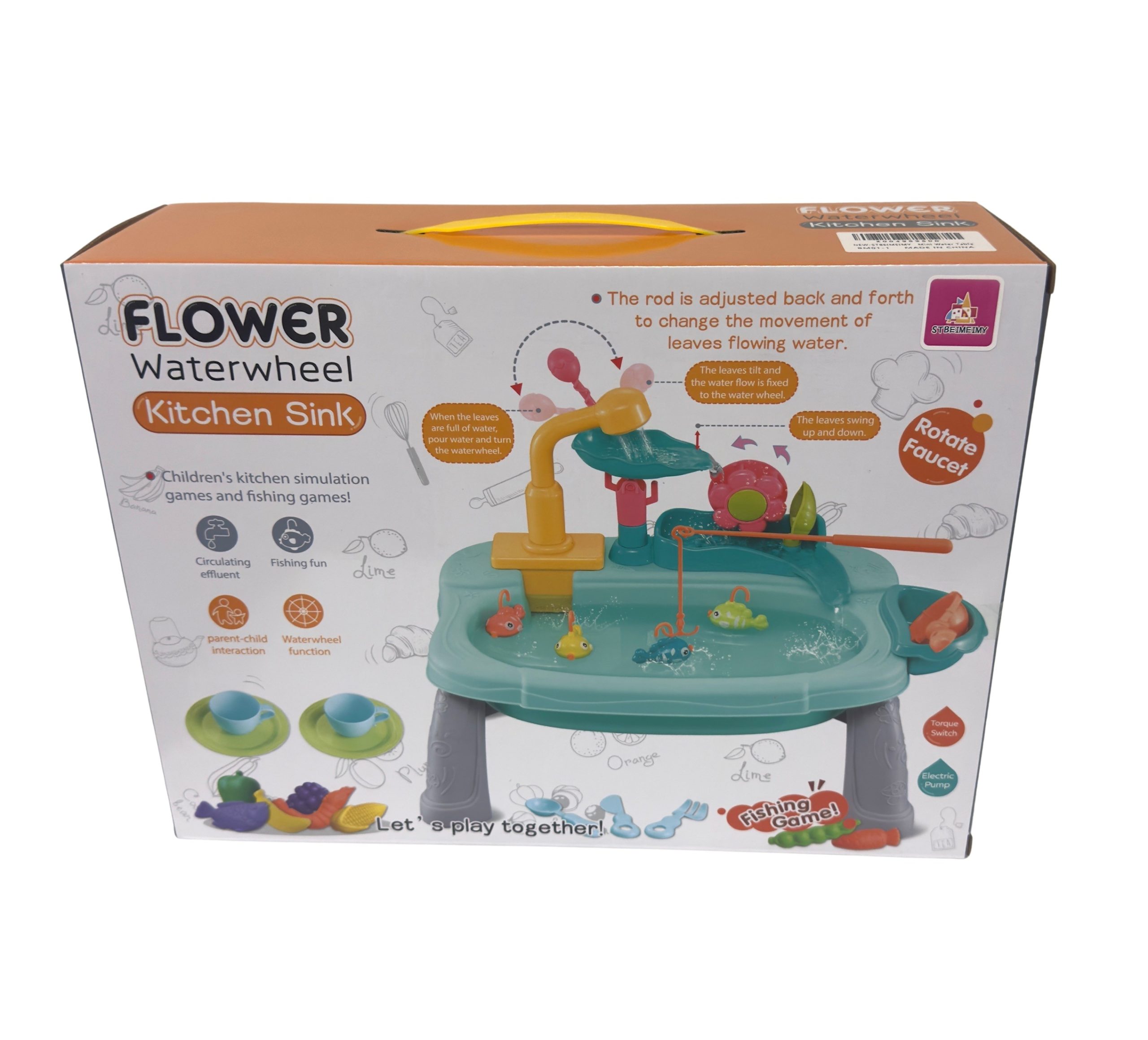 Kids Play Sink with Running Water – Mini Water Table – Faucet and Play ...