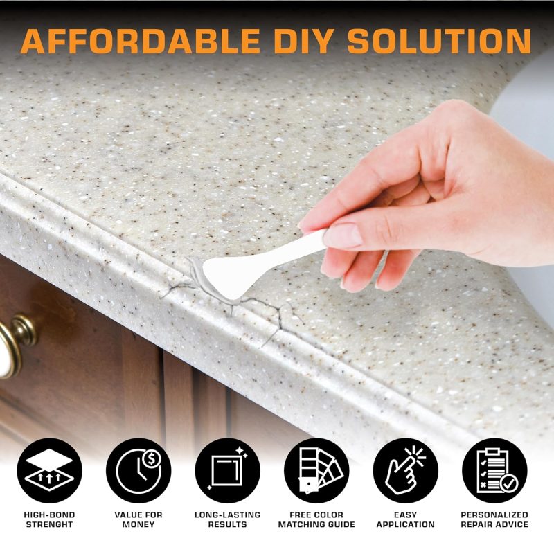 Fortivo – Porcelain Repair Kit – Tile Stone Repair Kit, Marble Repair ...