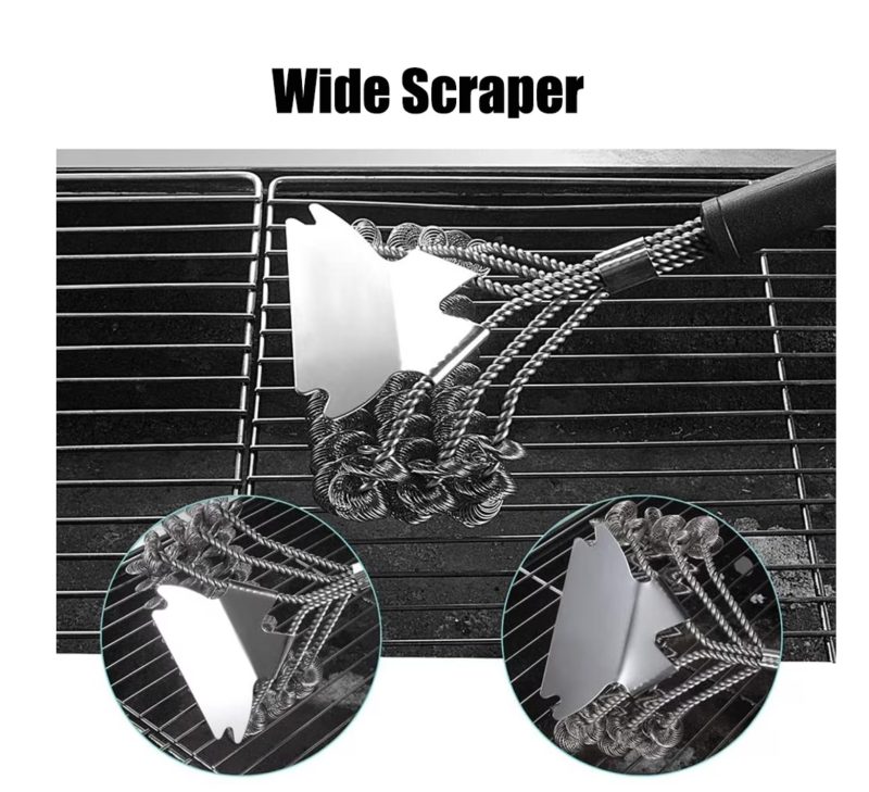 MOUNTAIN GRILLERS Wire Brush Grill Brush – Durable Bristles & Sharp ...